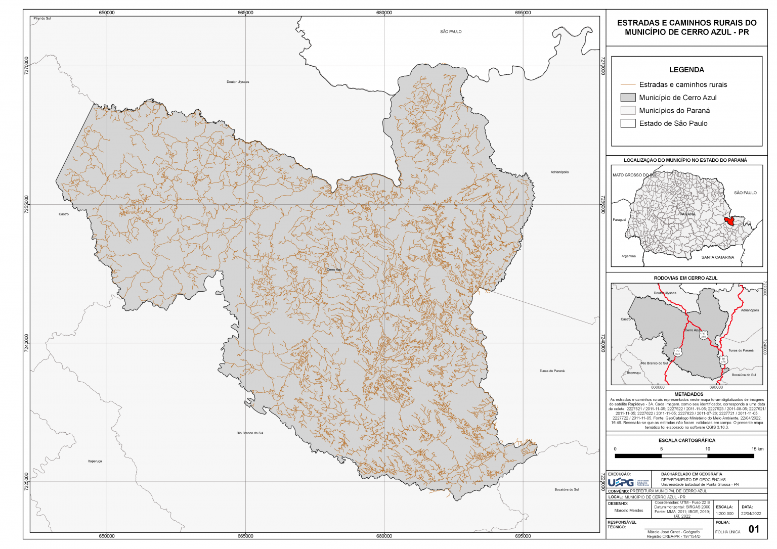 Mapas Revisão Plano Diretor Participativo “Cerro Azul, Paraná” – GeoCidades