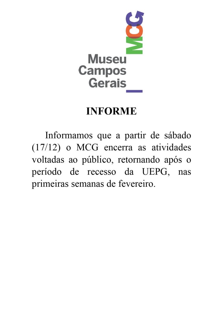 MCG anuncia encerramento do atendimento ao público em 2022 – Museu ...